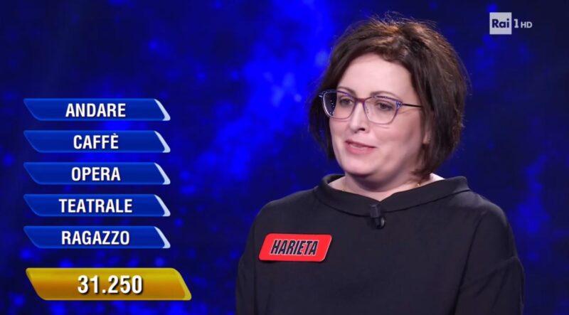 L'Eredità 14 maggio 2021: la professoressa Harieta non indovina la ...